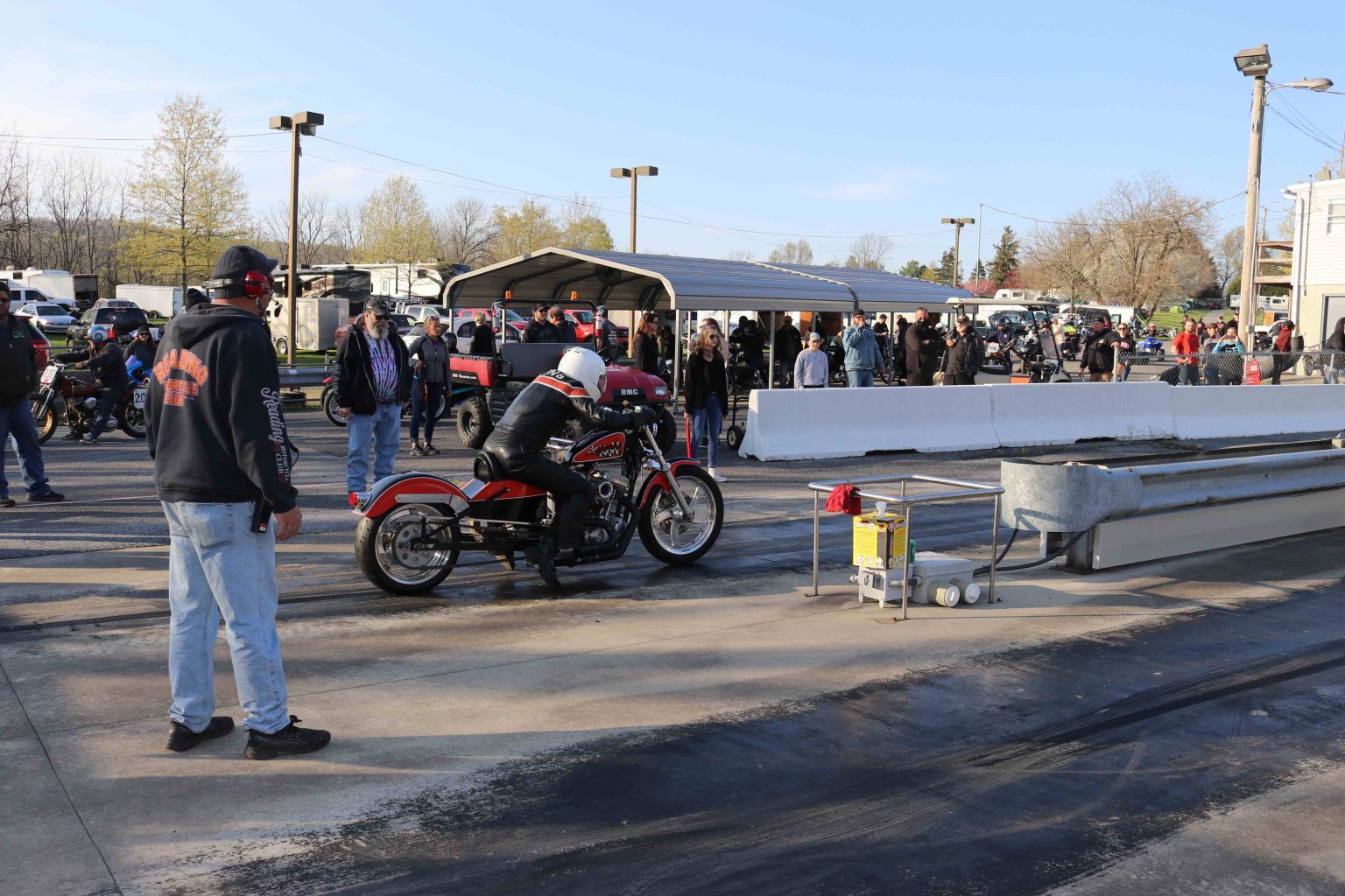 Video: Drag Races At Reading Motorcycle Club