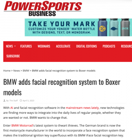 Clever "iFace" April Fools' Day Joke By BMW Doesn't Fool Many