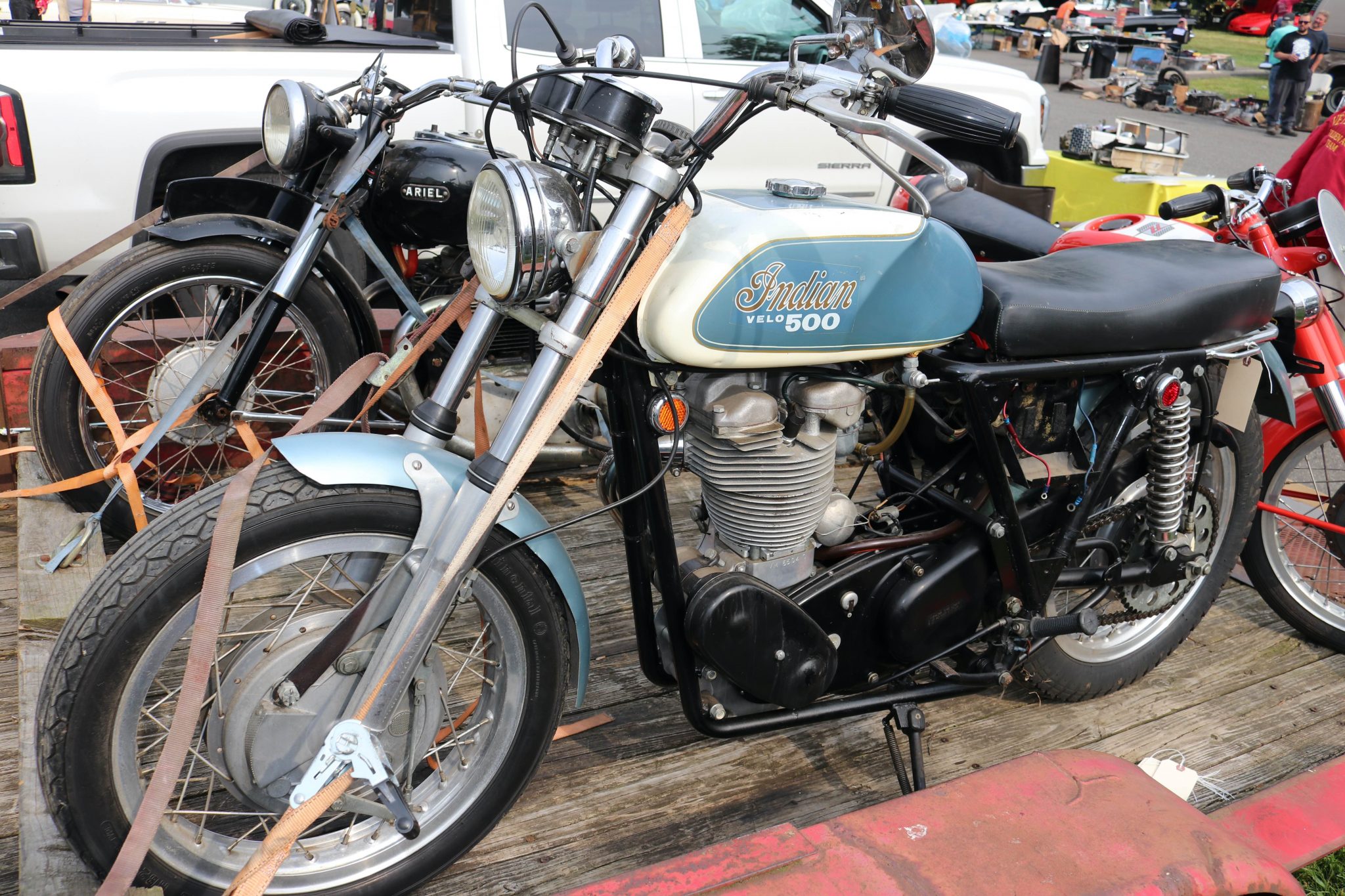 Iron Range Swap Meet & Car Show Had Some Old Motorcycles
